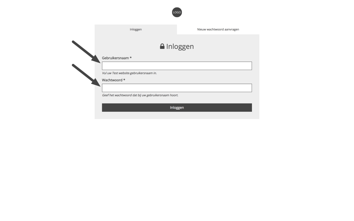 Inloggen op je website | Handleiding