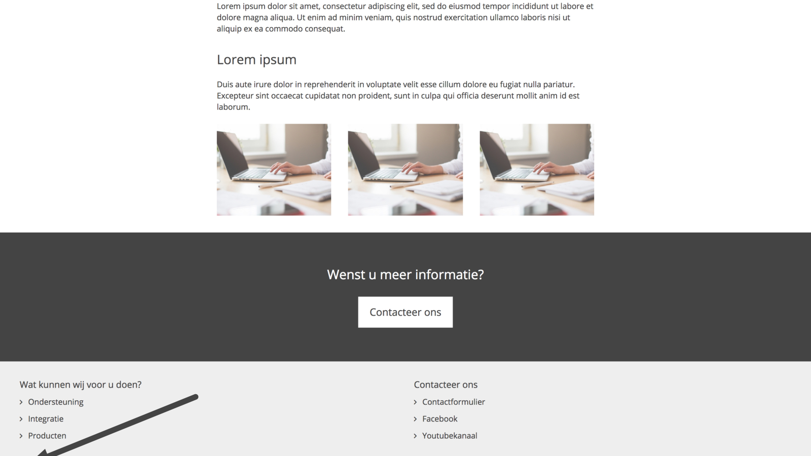 Inloggen op je website | Handleiding